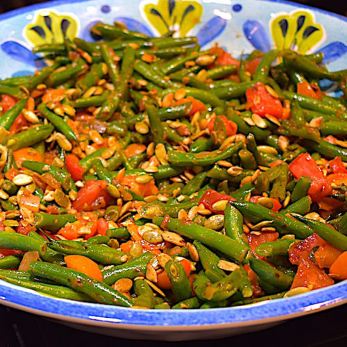 Skillet-Charred Green Beans with Salsa – Rolling Harvest Food Rescue